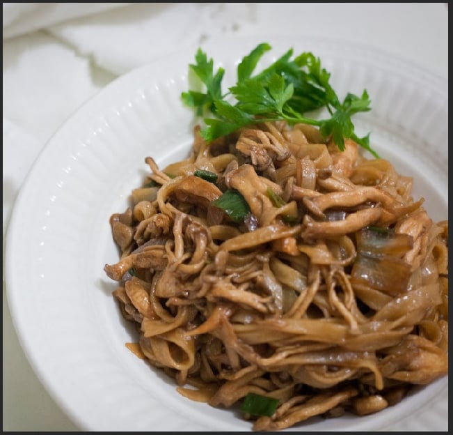 Receita de Pasta ao molho de shimeji fresco da D. Olga, enviada por ...