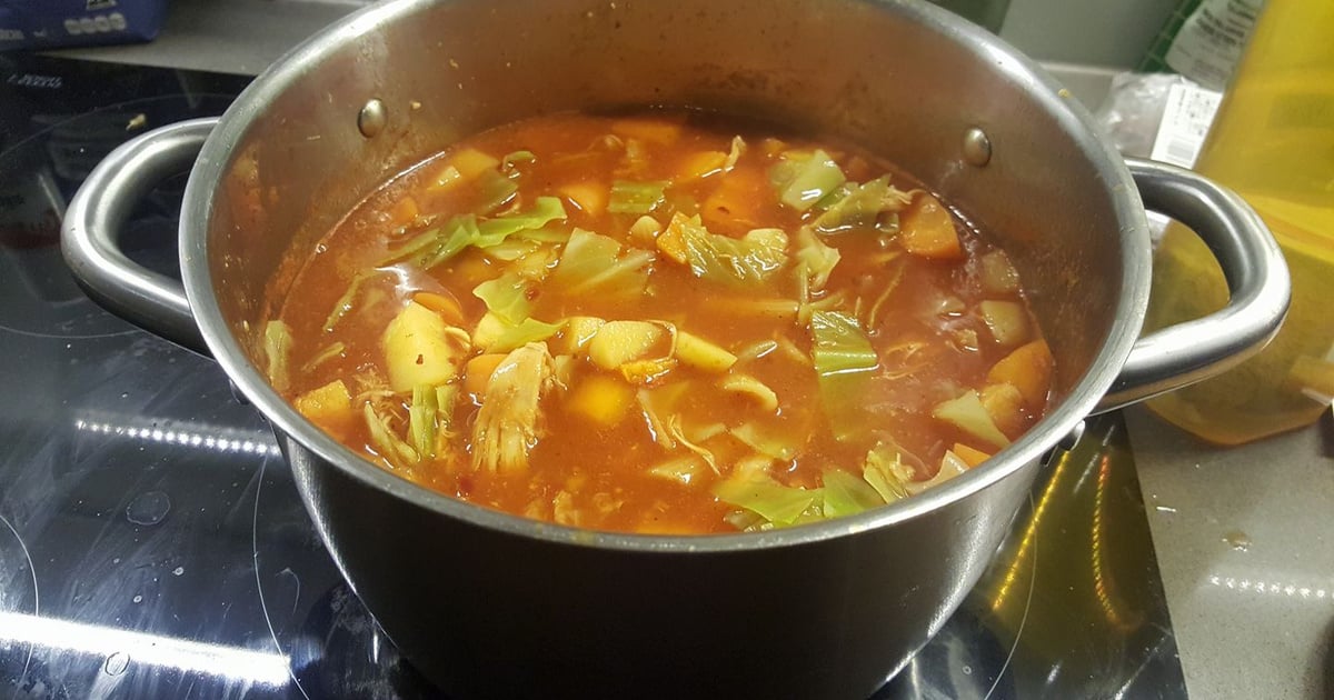 Receita de Sopão de legumes, macarrão e frango, enviada por alexandre ...