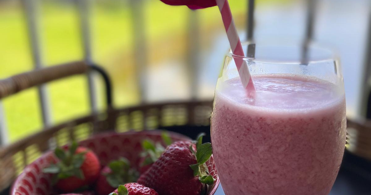 Receita de Batida de morango, enviada por @drinkdiario - TudoGostoso
