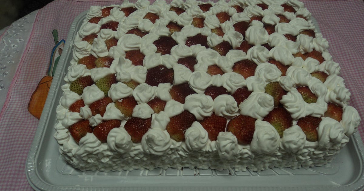 Receita de Bolo de merengue de morango, enviada por dany duarte ...