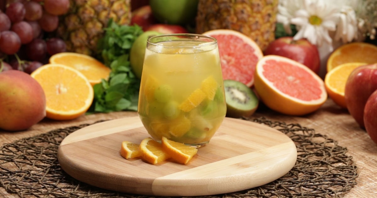 Bebida De Ponche Havaiano Ponche Festivo