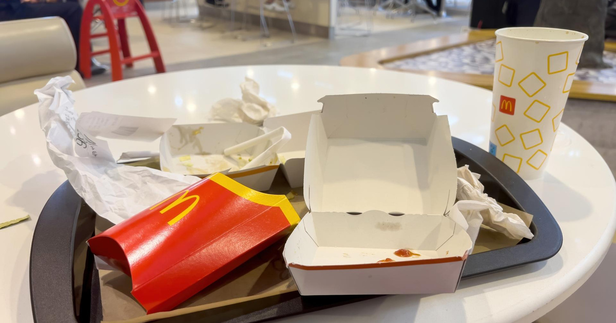 O que significa não recolher a bandeja depois de comer em um ...