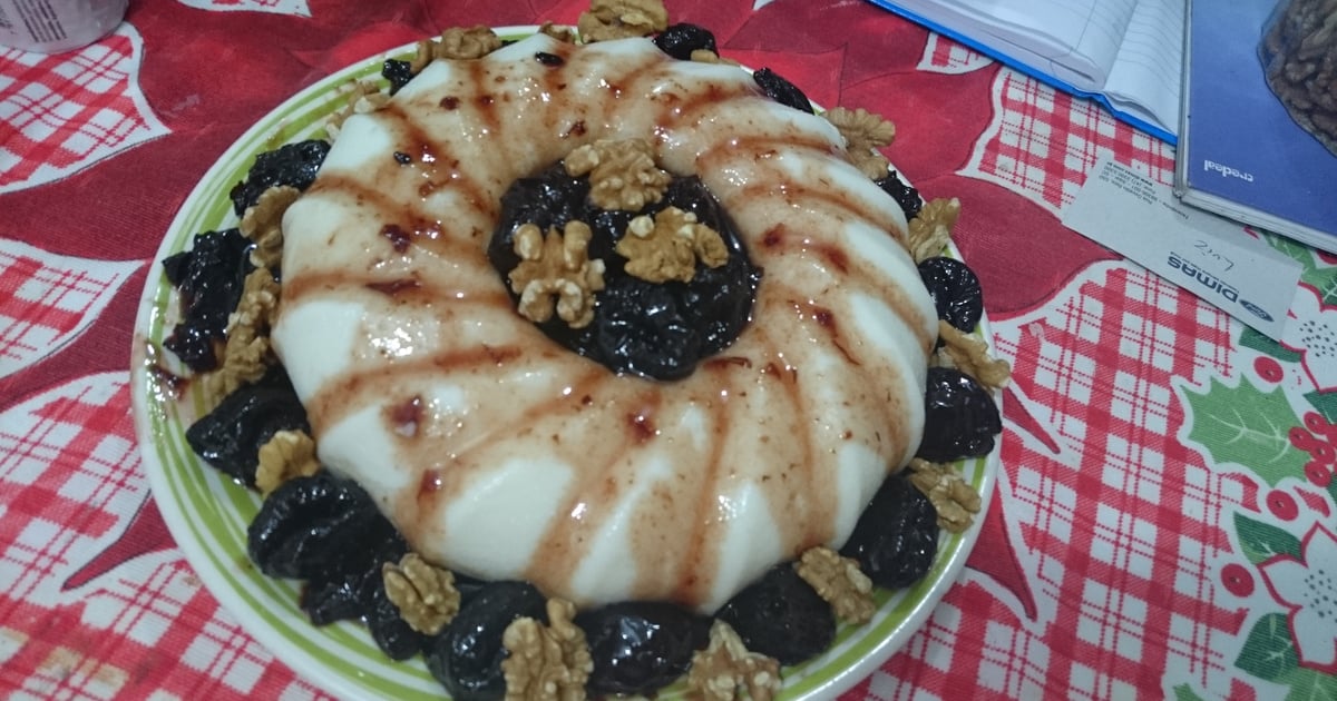 Receita de Manjar de coco com calda de ameixa, enviada por giovana x ...