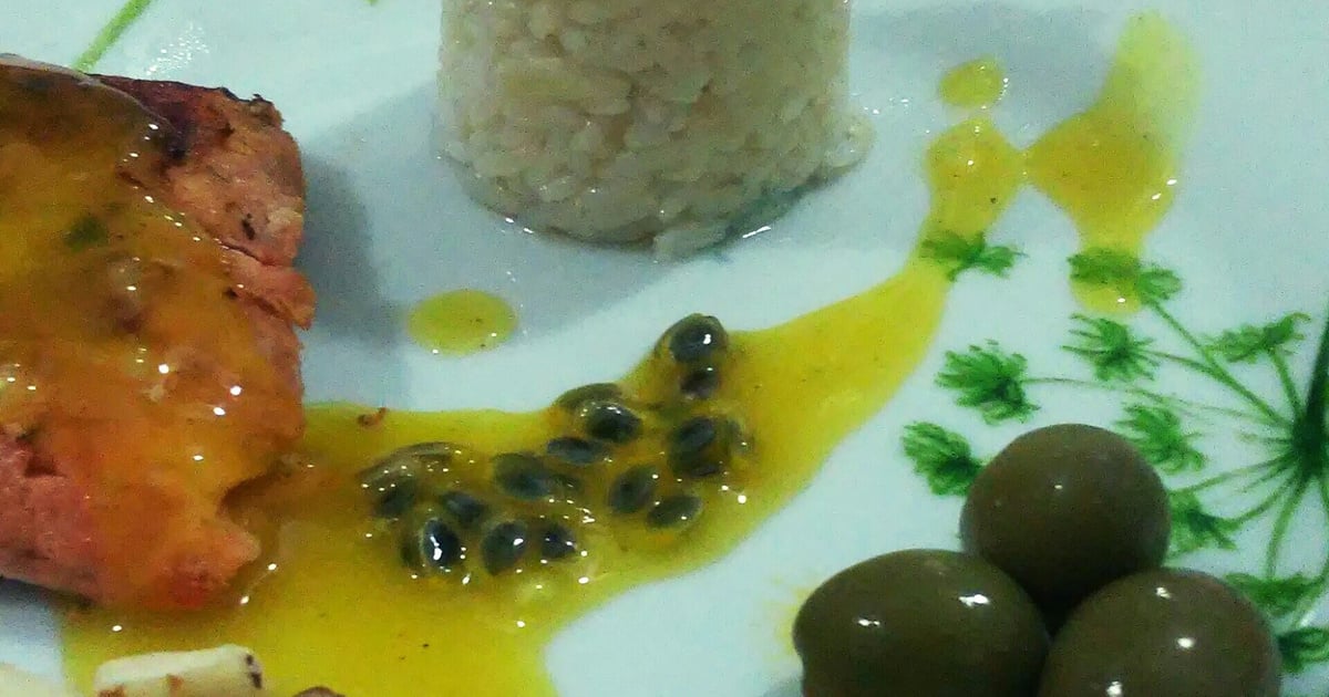 Receita de Salmão grelhado com molho de maracujá, enviada por randal ...