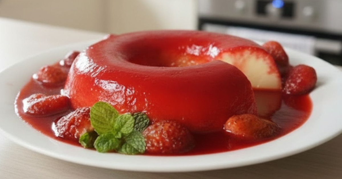 Receita de Pudim de morango do amor, enviada por tudogostoso - TudoGostoso