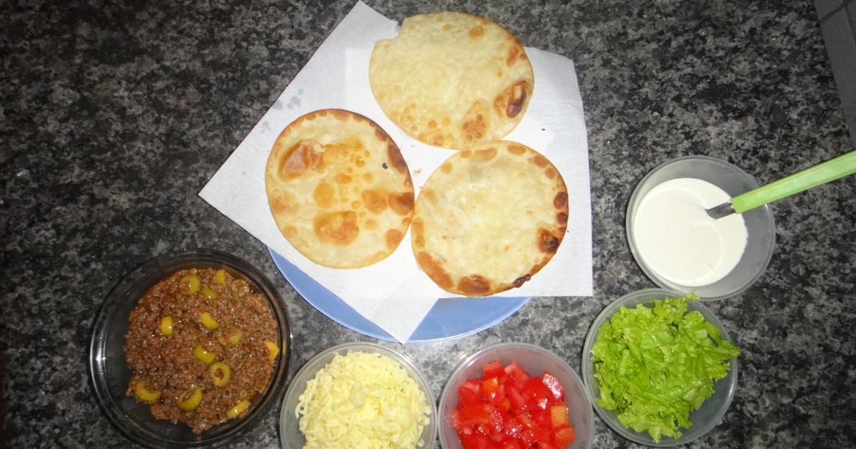 Receita de Taco Americano com massa de pastel, enviada por elisabete ...