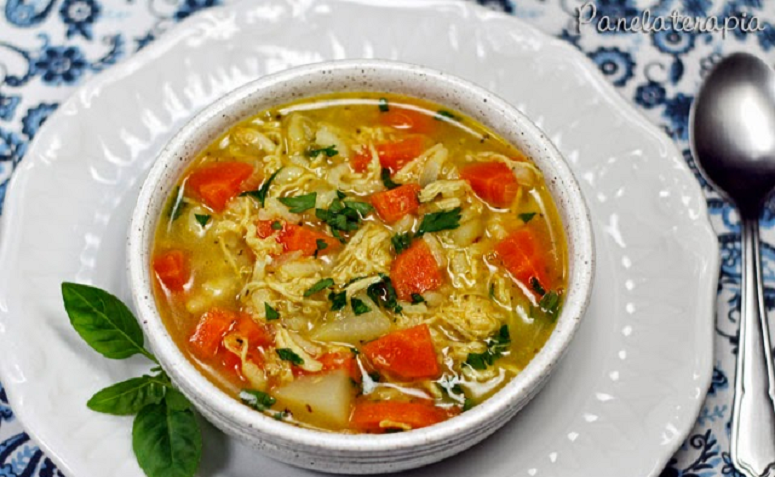 Receita de Sopa de frango com macarrão, enviada por jessica - TudoGostoso