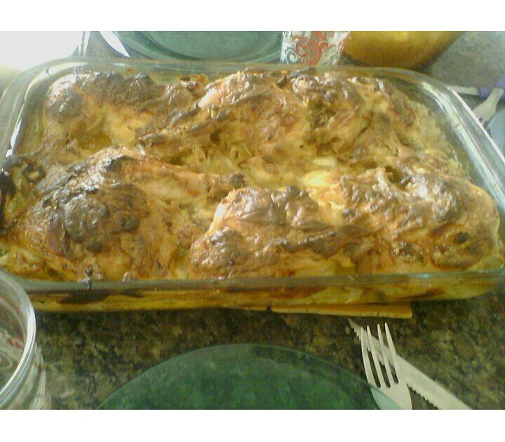 Receita de Frango assado com creme de cebola, enviada por arlete n. de ...