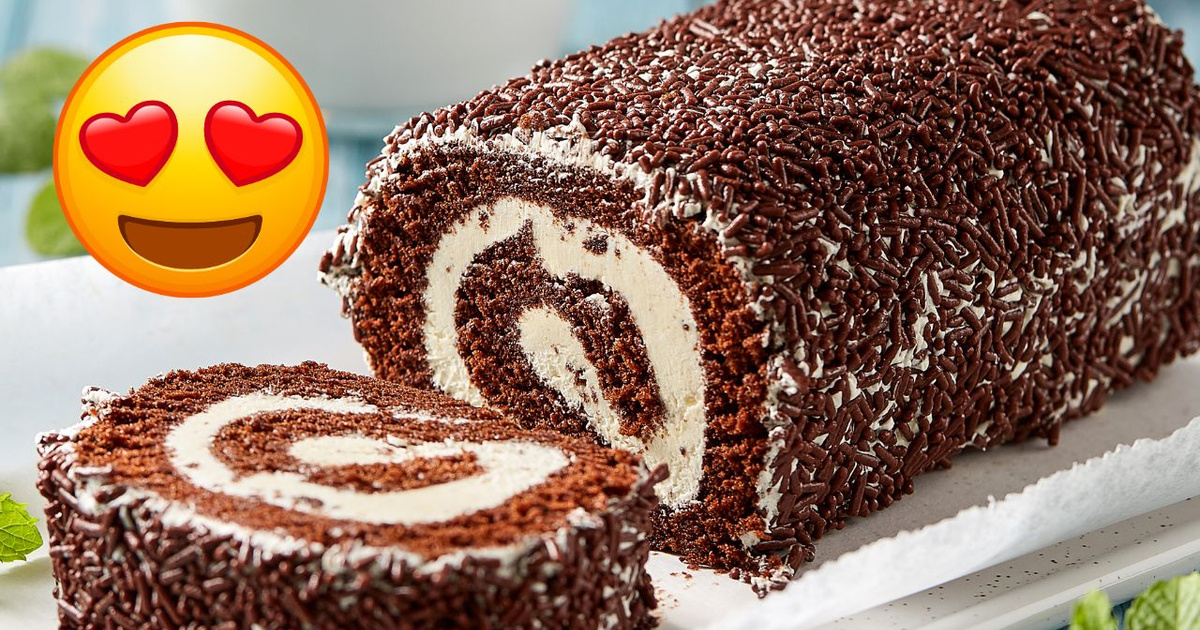 Rocambole de chocolate com gostinho de infância é a receita amada da ...