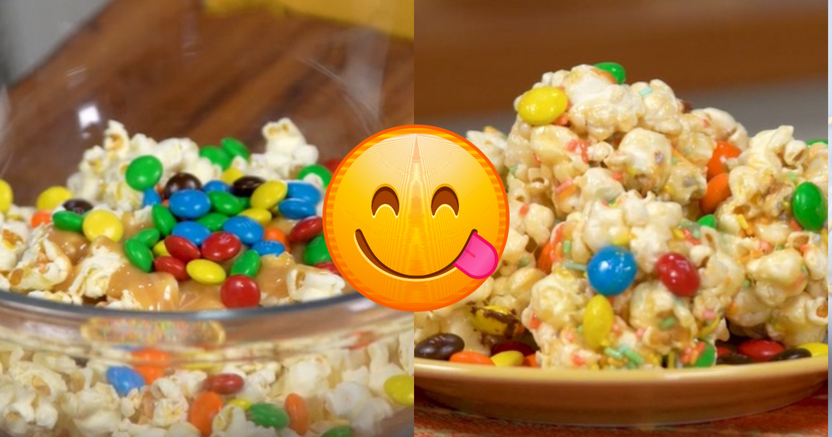 Pipoca colorida com marshmallow é a receita perfeita para fazer com a ...
