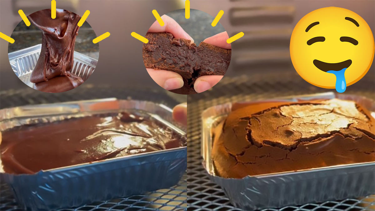 Brownie caseiro individual pra já fazer a receita na quantidade certa ...