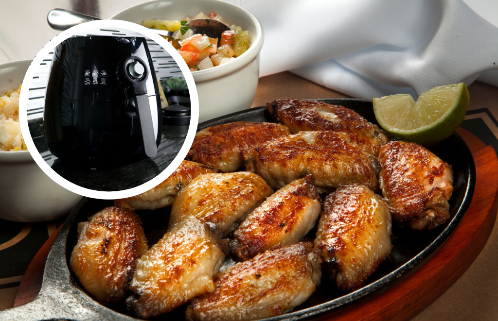 Tulipa de frango na airfryer: veja como preparar essa carne macia e ...