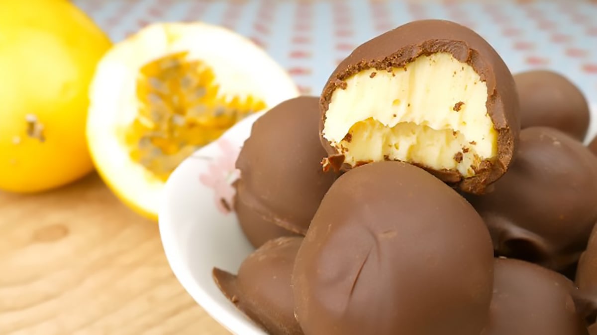 Aprenda a fazer trufa de chocolate com maracujá: combinação perfeita ...