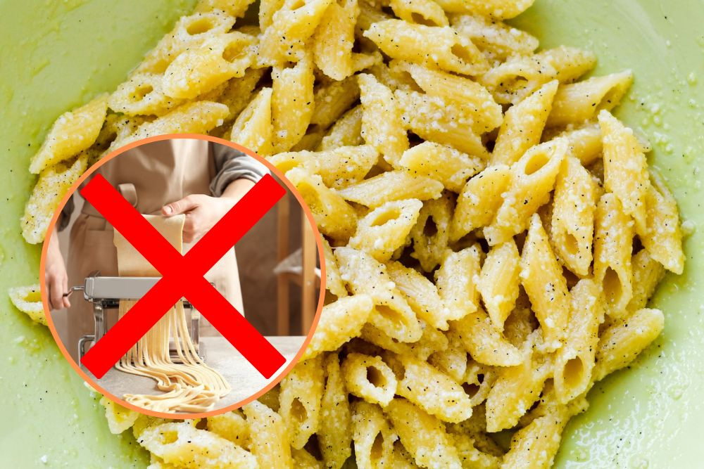 Massa fresca caseira com 2 ingredientes e pronta em menos de 15 minutos ...
