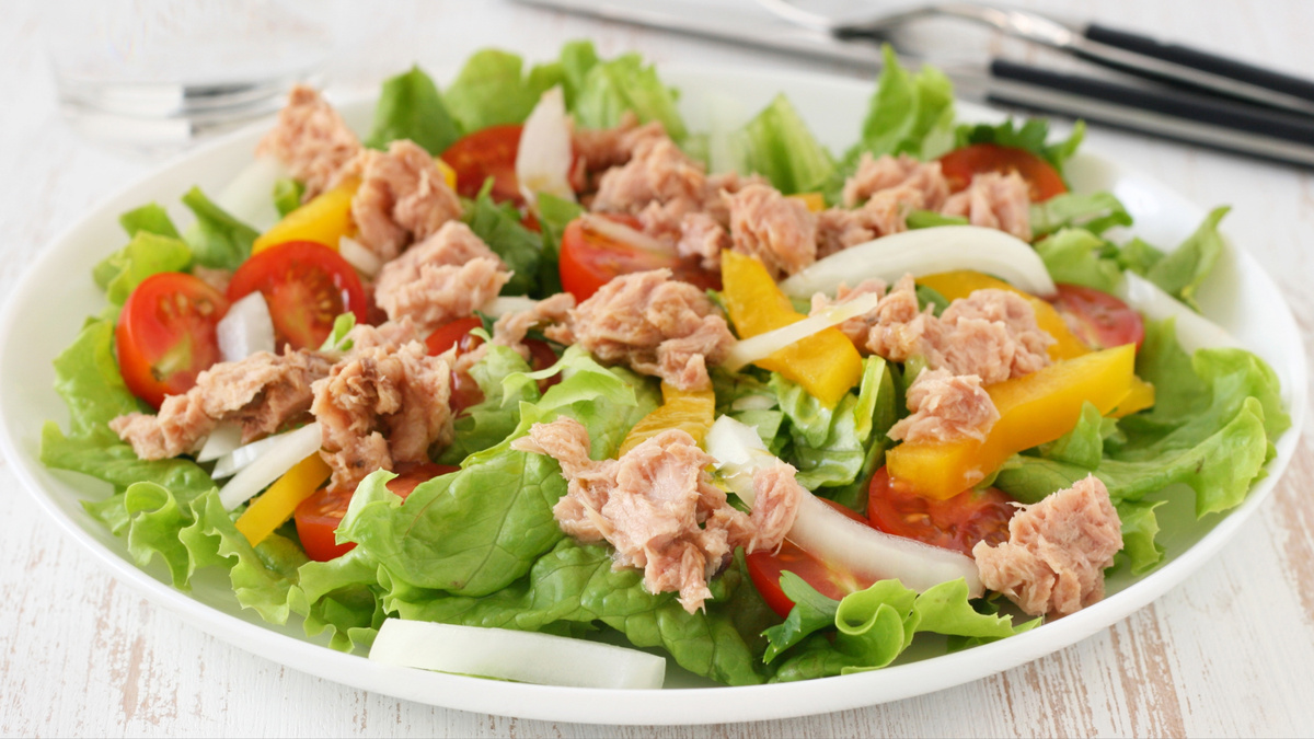Salada De Atum Saudavel