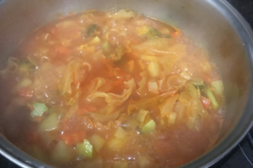 Receita de Sopa de legumes e verduras, enviada por maria f. n. vechi ...