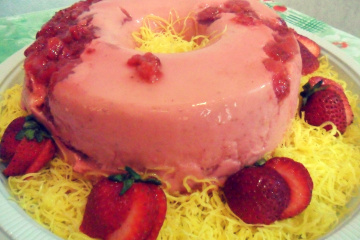 Receita de Pudim de Morango, enviada por mih santtos - TudoGostoso