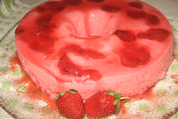 Receita de Pudim de Morango, enviada por mih santtos - TudoGostoso