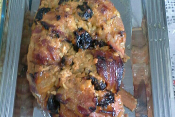 Receita de Pernil de porco recheado com ameixas, enviada por cecília ...