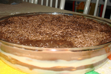 Receita de Pavê de brigadeiro com creme branco, enviada por luciana ...