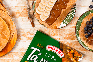 Receita de Wrap com creme de avelãs, enviada por Wickbold