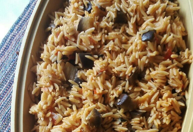 Receita de Risoto de risoni com berinjela, enviada por eneida bornelli ...